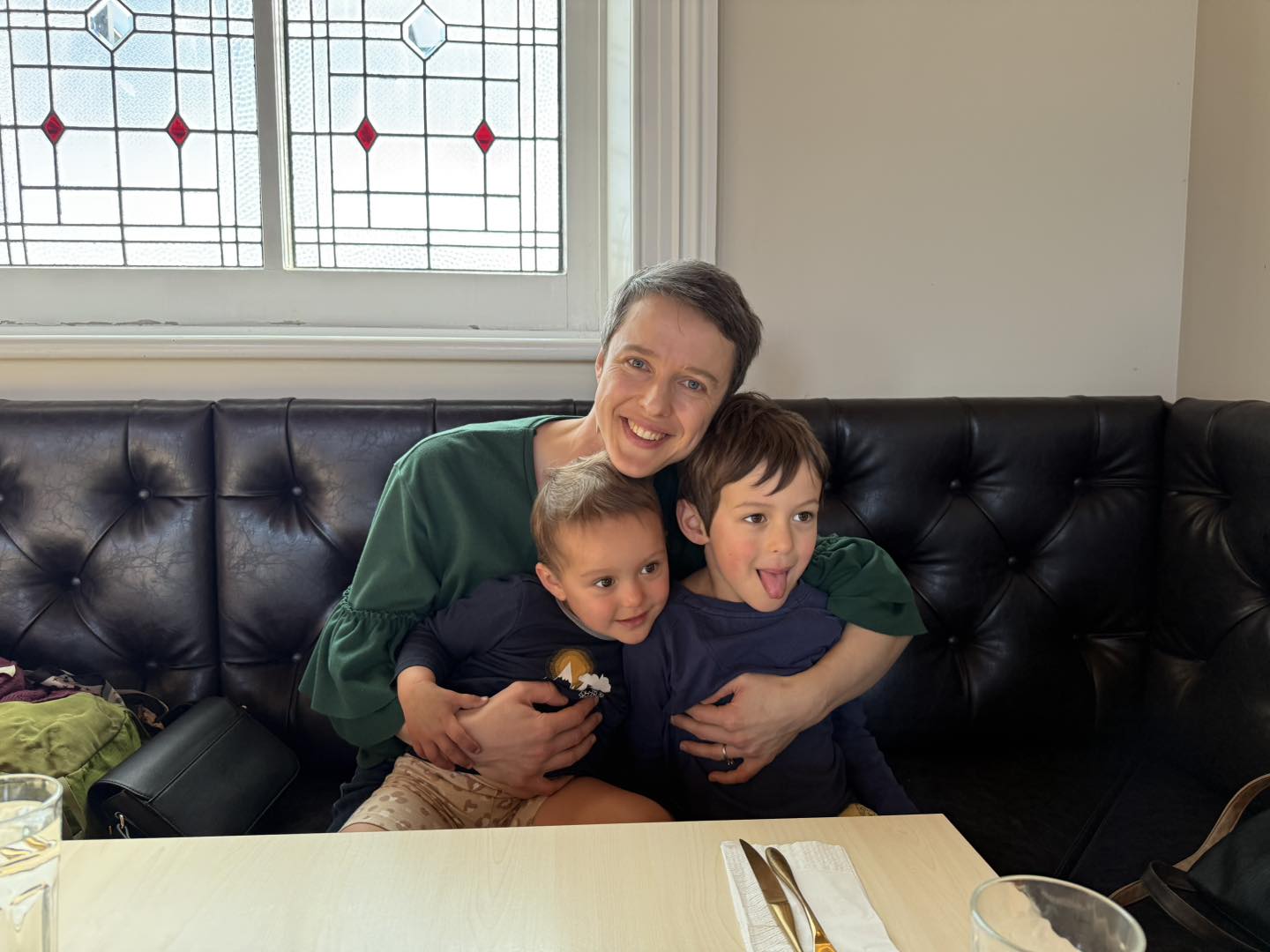 Sarah Thomson and children - Business News