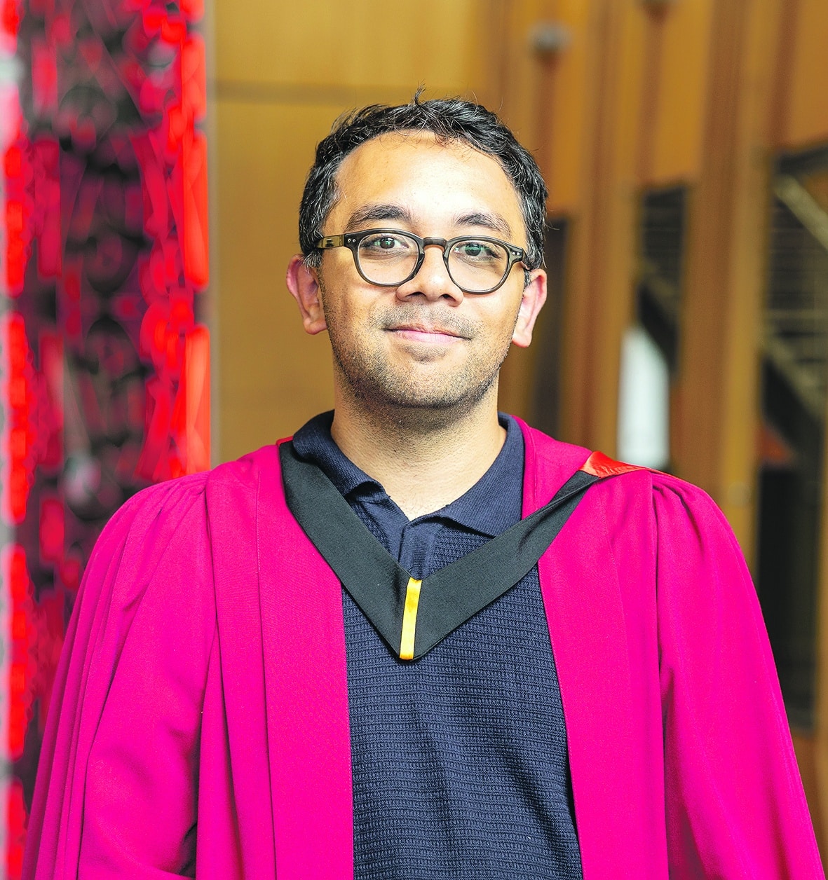 Dr Akuhata Bailey-Winiata was awarded his PhD at Waikato University's ...